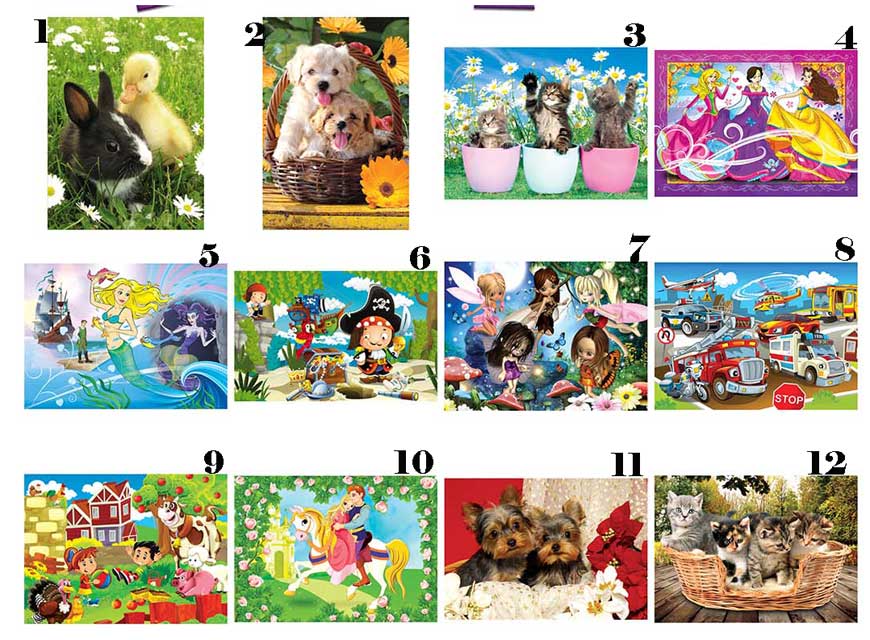 Puslespil 99 brikker - online salg af billige puslespil