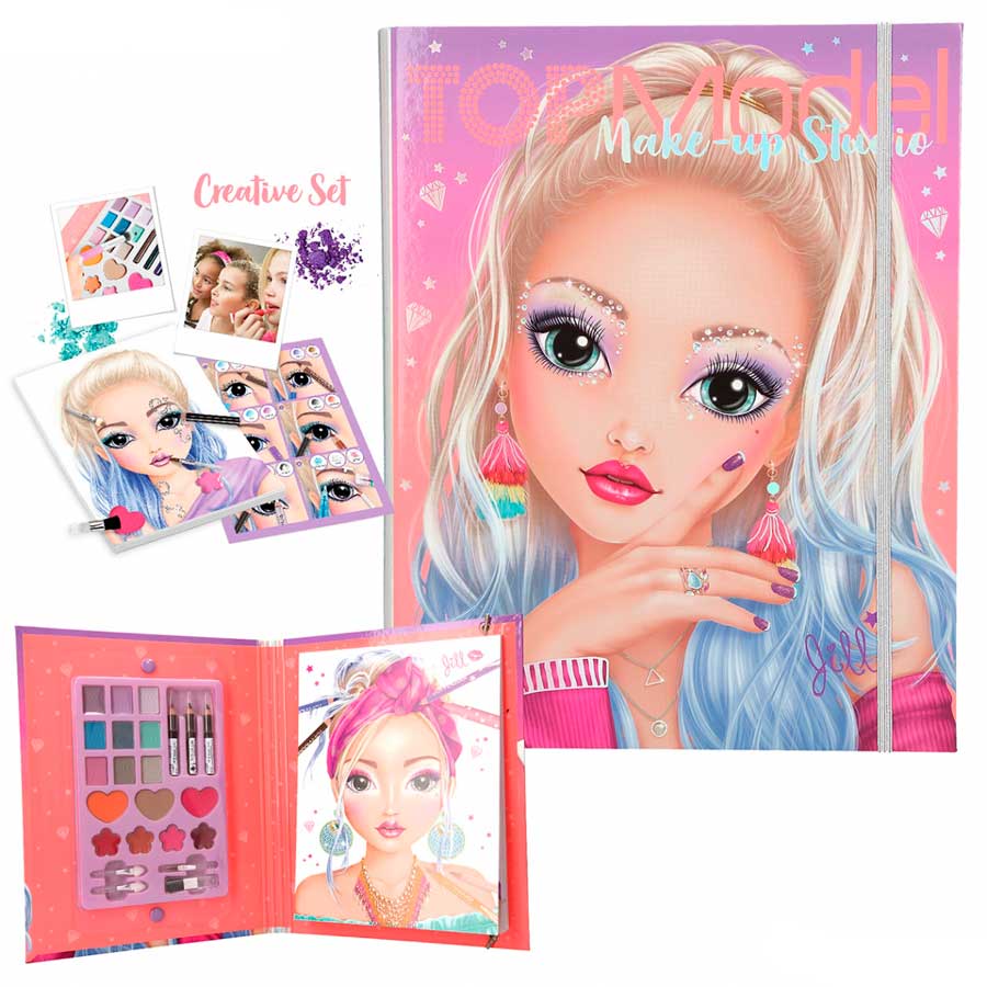 TopModel kreativt makeup sæt med TopModel modeller