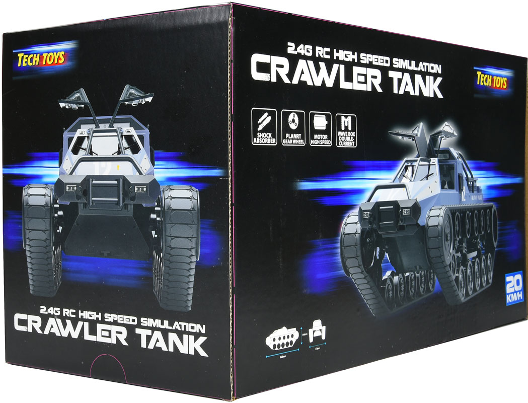 Crawler Tank R/C scala 1:12 2,4GHz - Fjernstyret biler. Køb