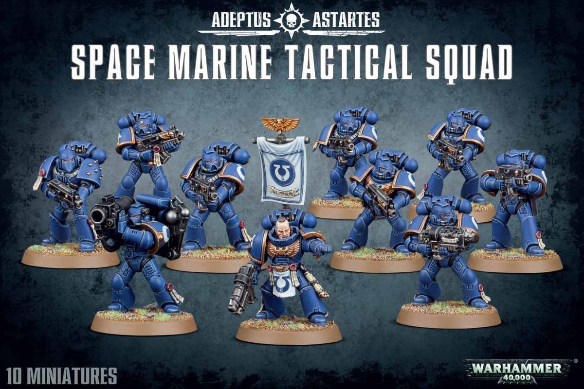 Space marine Tactical Squad - Warhammer 40K figurer